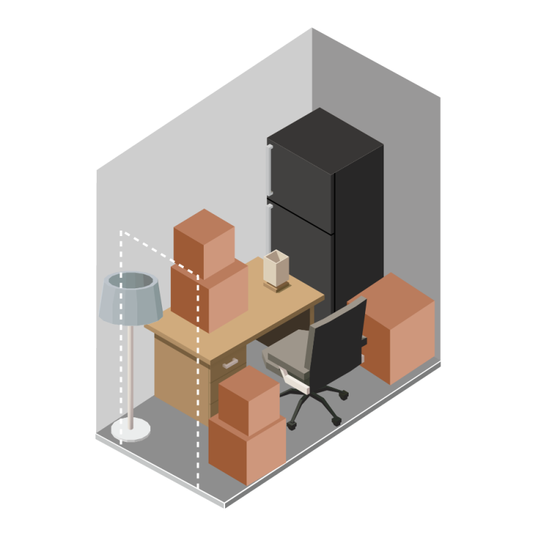 Storage Size Guide - Jud Mini Warehouse, LLC