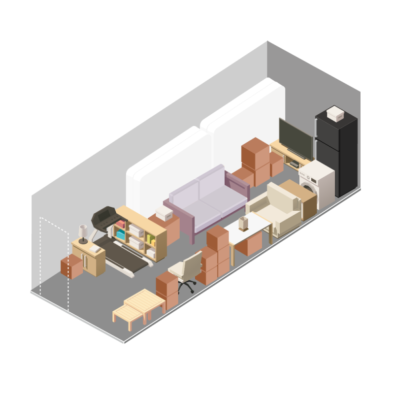 Storage Size Guide - Jud Mini Warehouse, LLC